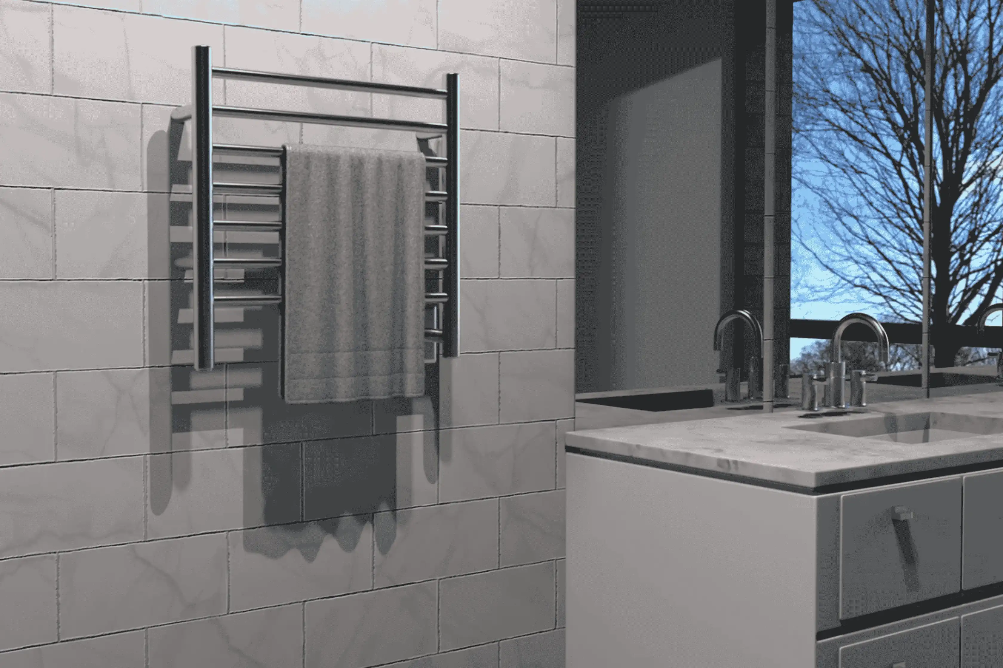 How To Paint A Heated Towel Rail